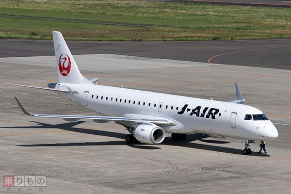 JALの最新リージョナルジェットE190、仙台に就航 民営化を応援 | 乗りものニュース